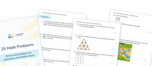 25 Fun Math Problems For Elementary And Middle School