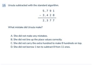 4th Grade Math Test And Answer Key: Prep For State Assessments