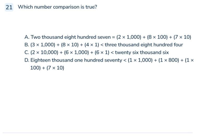 4th Grade Math Test And Answer Key: Prep For State Assessments