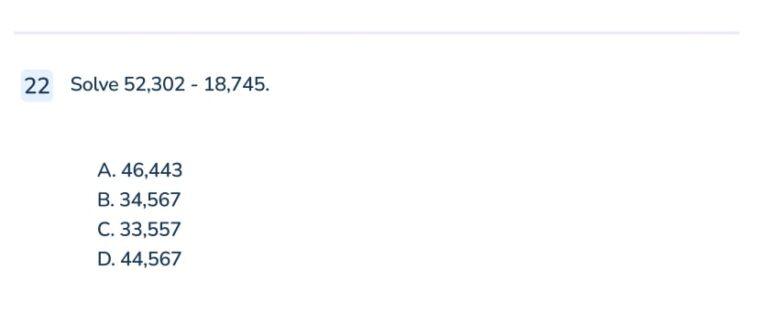 4th Grade Math Test And Answer Key: Prep For State Assessments