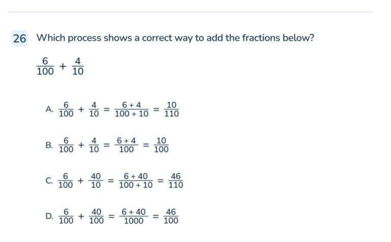 4th Grade Math Test And Answer Key: Prep For State Assessments