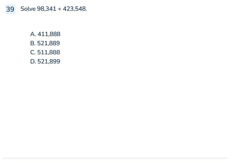 4th Grade Math Test And Answer Key: Prep For State Assessments