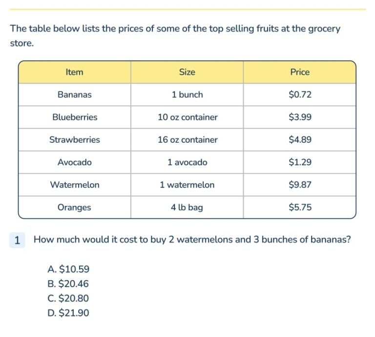 5th Grade Math Test And Answer Key: Prep For State Assessments