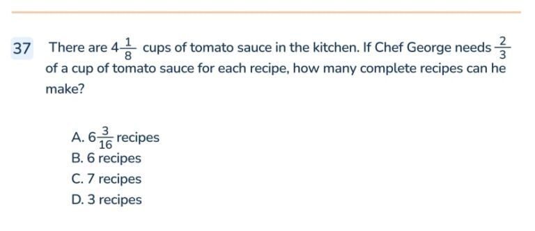 6th Grade Math Test And Answer Key: Prep For State Assessments