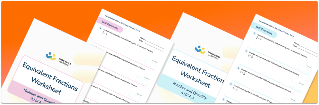 [FREE] Equivalent Fractions Worksheets