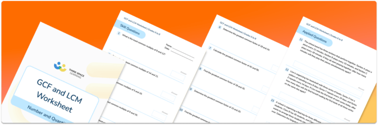 [FREE] GCF And LCM Worksheet