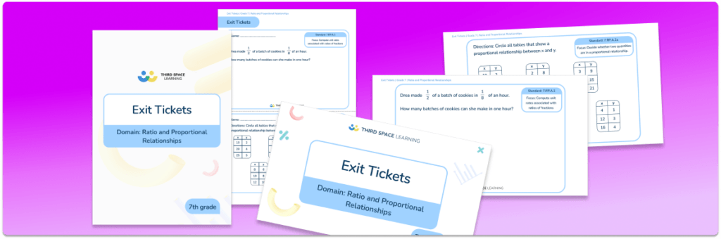 [FREE] Exit Tickets Grade 7 - Ratios and Proportional Relationships