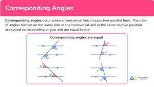 Corresponding Angles - Math Steps, Examples & Questions