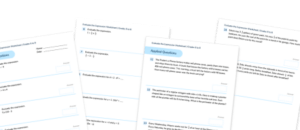 Evaluate The Expression - Steps, Examples & Questions