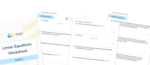 Linear Equations - Math Steps, Examples & Questions