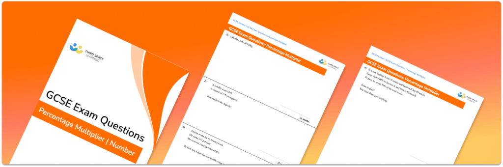 Percentage Multiplier Exam Questions - GCSE Maths [FREE]