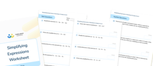 Simplifying Expressions - Math Steps, Examples & Questions