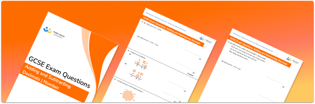 Adding And Subtracting Decimals Exam Questions Gcse Maths Free