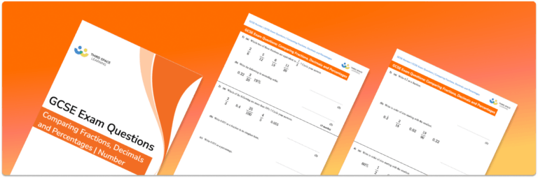 Comparing Fractions Decimals And Percentages Exam Questions Gcse