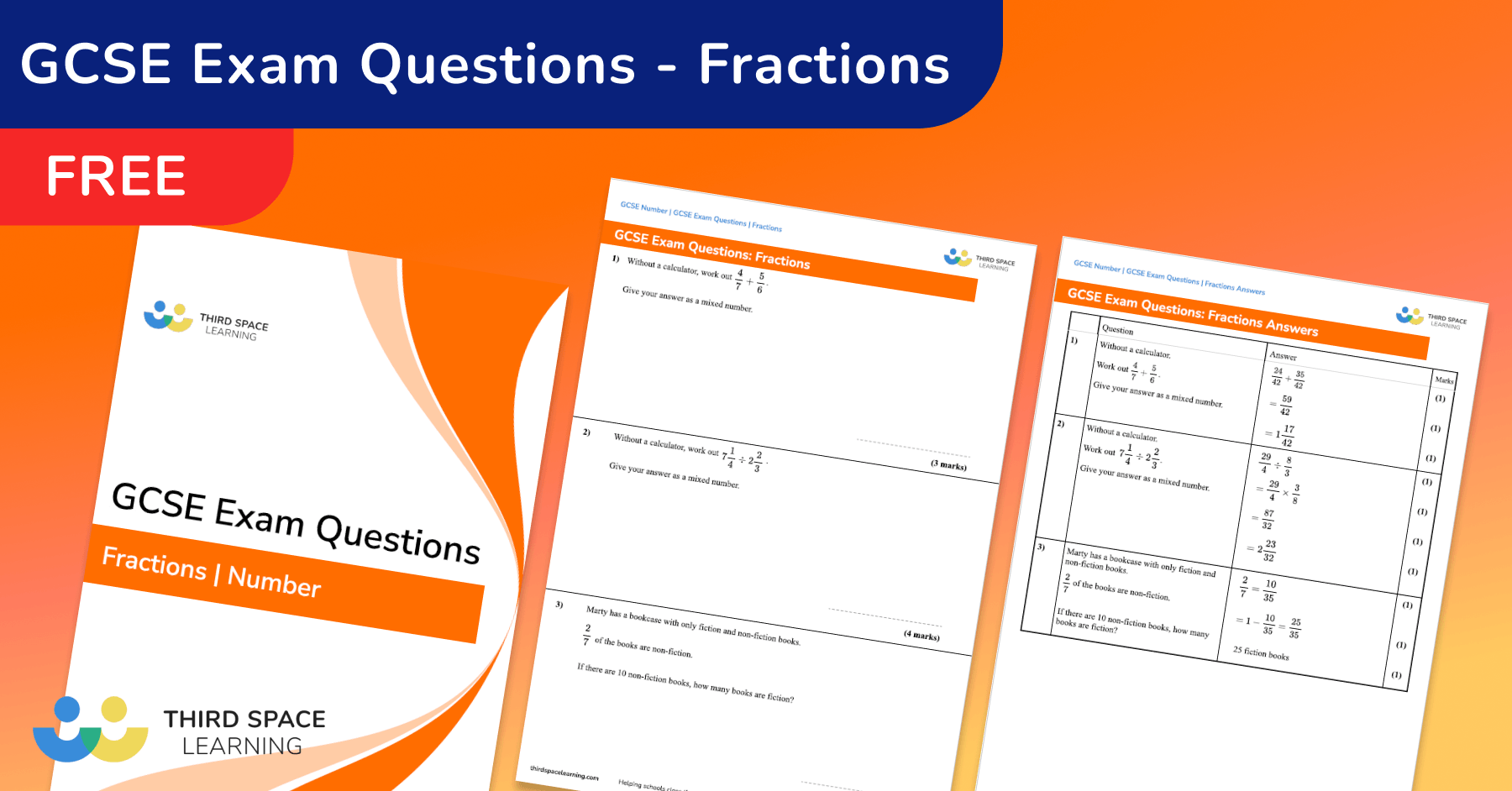 Fractions Exam Questions Gcse Maths [free]