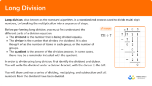 Long Division - Math Steps, Examples & Questions