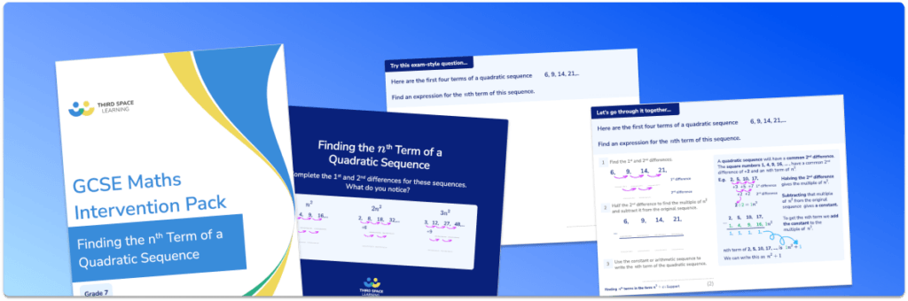 [FREE] Maths Intervention Packs - Grade 7