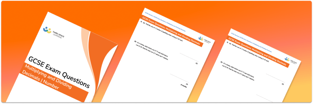 Multiplying And Dividing Decimals Exam Questions - GCSE Maths [FREE]