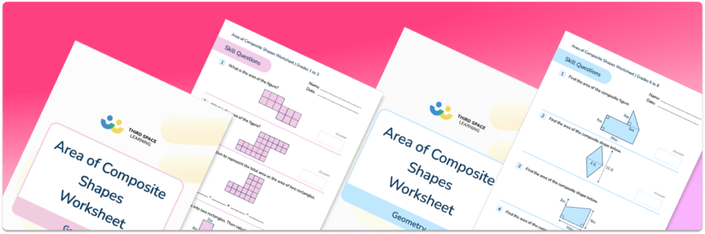 [FREE] Area Of Composite Shapes Worksheet