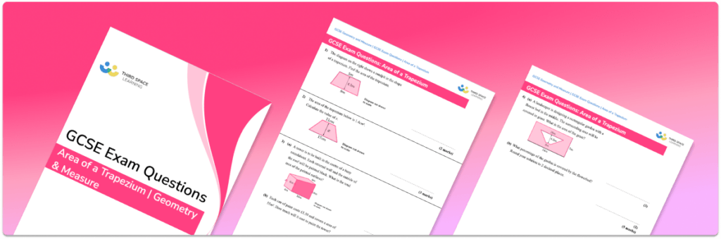 Area Of A Trapezium Exam Questions - GCSE Maths [FREE]