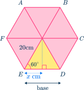 Area of a Hexagon - Math Steps, Examples & Questions