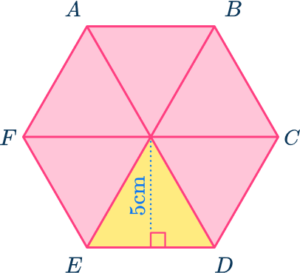 Area of a Hexagon - Math Steps, Examples & Questions