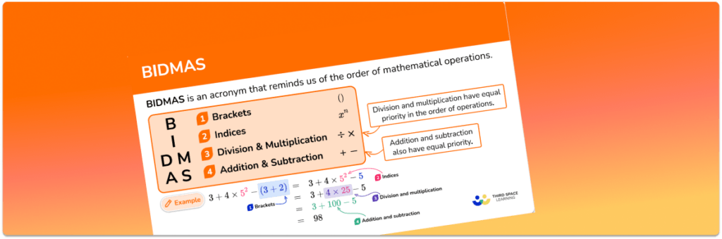 [FREE] GCSE Revision Cards: Order of Operations