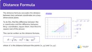 Distance Formula - Math Steps, Examples & Questions