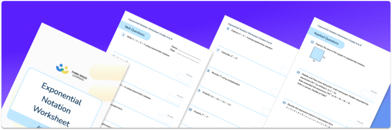 [FREE] Exponential Notation Worksheet