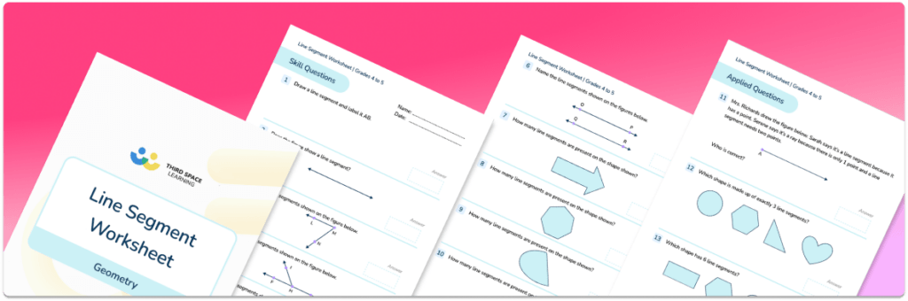 [FREE] Line Segment Worksheet