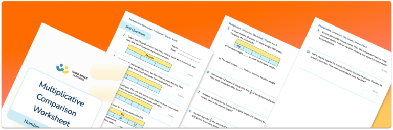 [FREE] Multiplicative Comparison Worksheet