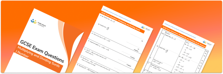 Multiplying And Dividing Surds Exam Questions - GCSE Maths [FREE]