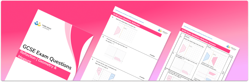 Reflection Exam Questions - GCSE Maths [FREE]