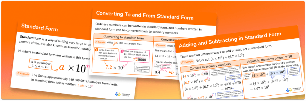 [FREE] GCSE Revision Cards: Standard Form