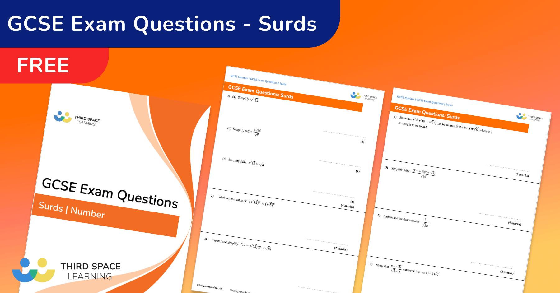 Surds Exam Questions Gcse Maths [free]