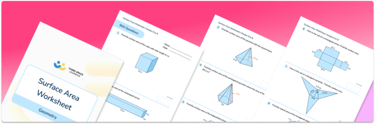[FREE] Surface Area Worksheet