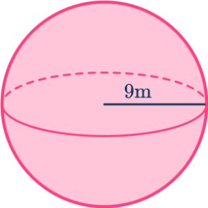 Surface Area of a Sphere - Math Steps, Examples & Questions