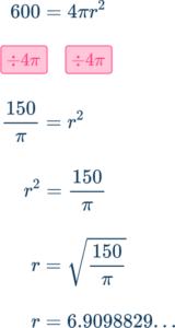 Surface Area of a Sphere - Math Steps, Examples & Questions