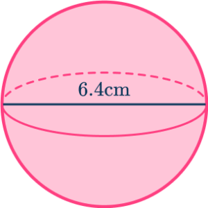 Surface Area of a Sphere - Math Steps, Examples & Questions