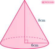 Surface Area of a Cone - Math Steps, Examples & Questions