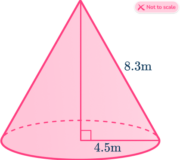 Surface Area of a Cone - Math Steps, Examples & Questions