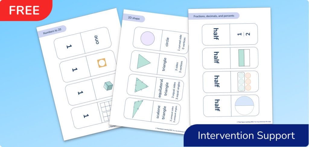 Math Memory Cards - Third Space Learning