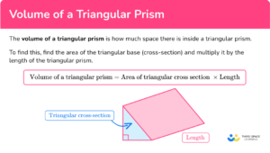 Volume of a Triangular Prism - Math Steps, Examples & Questions