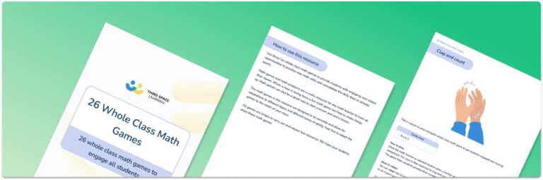 26 Whole Class Math Games: Adaptable For All Students