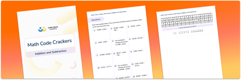 [FREE] 4th Grade Addition And Subtraction Code Crackers