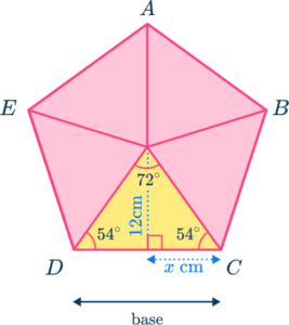 Area Of A Pentagon - Math Steps, Examples & Questions