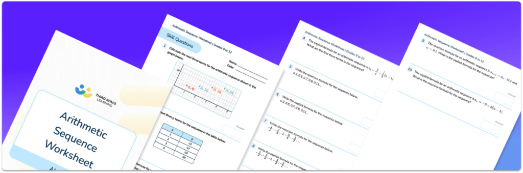 [FREE] Arithmetic Sequence Worksheet