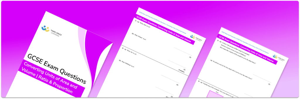 Converting Units Of Area And Volume Exam Questions - GCSE Maths [FREE]