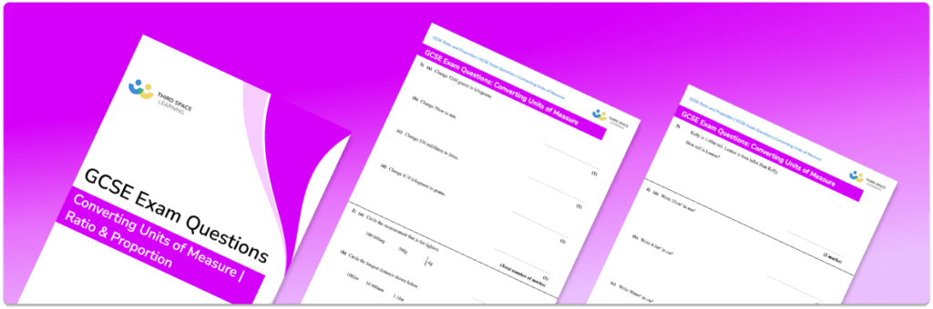 Converting Units Of Measure Exam Questions - GCSE Maths [FREE]