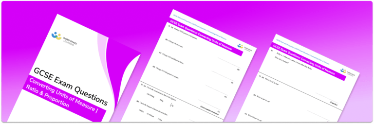 Converting Units Of Measure Exam Questions - GCSE Maths [FREE]
